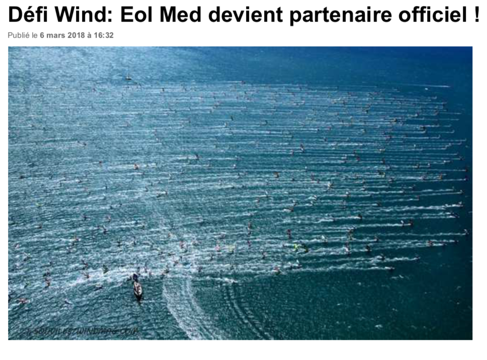Défi Wind: EolMed devient partenaire officiel ! – Eolmed